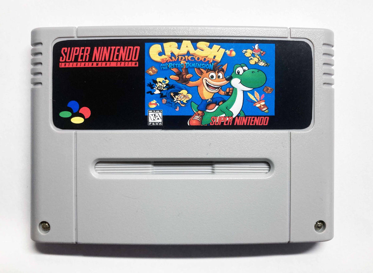Crash Bandicoot and the Retro Dimension - SNES – Cool Spot Gaming
