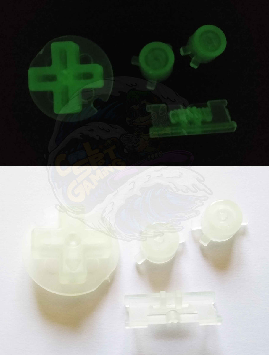 Game Boy Colour GBC Replacement Buttons - Glow in the Dark – Cool Spot ...
