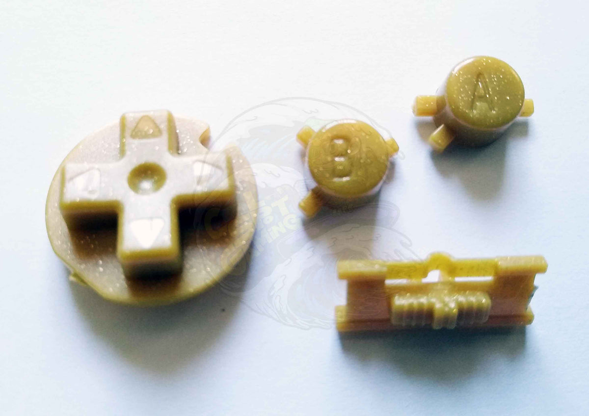 Game Boy Colour GBC Replacement Buttons - Gold – Cool Spot Gaming
