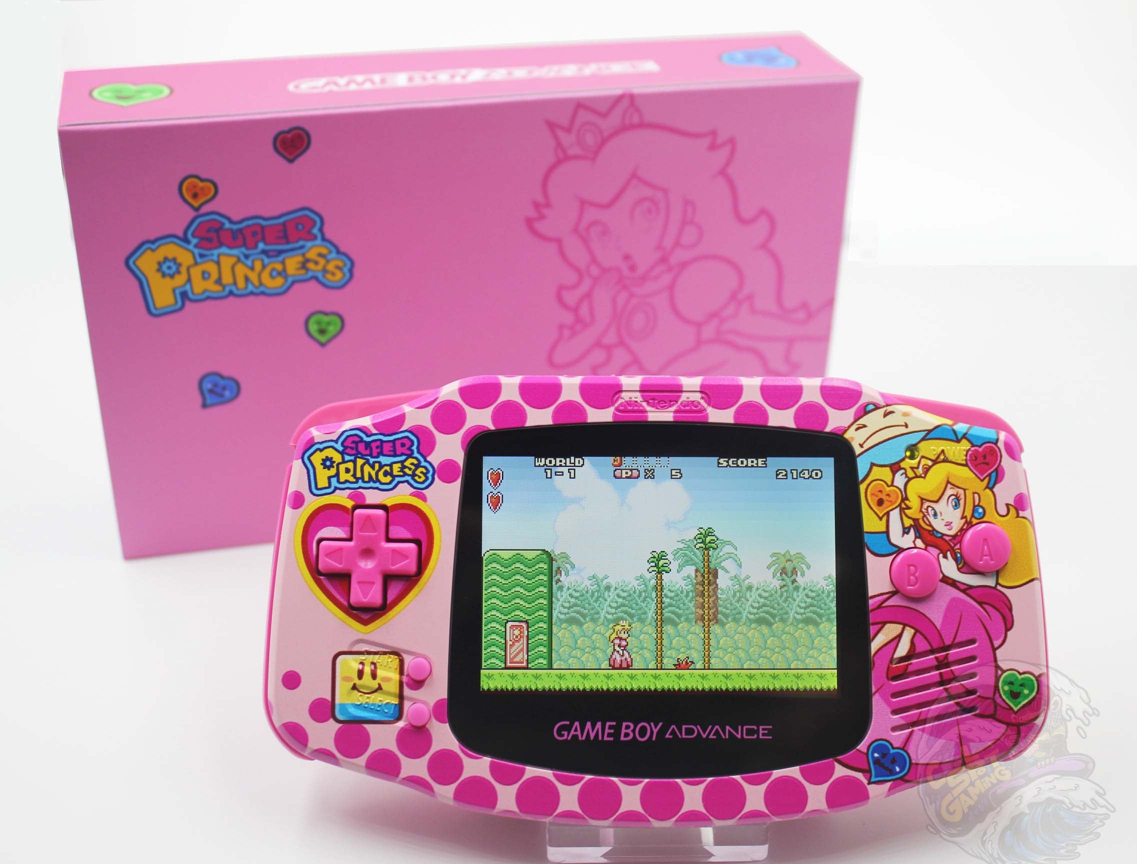 Custom Princess Peach Nintendo Gameboy - eastwest.com.np