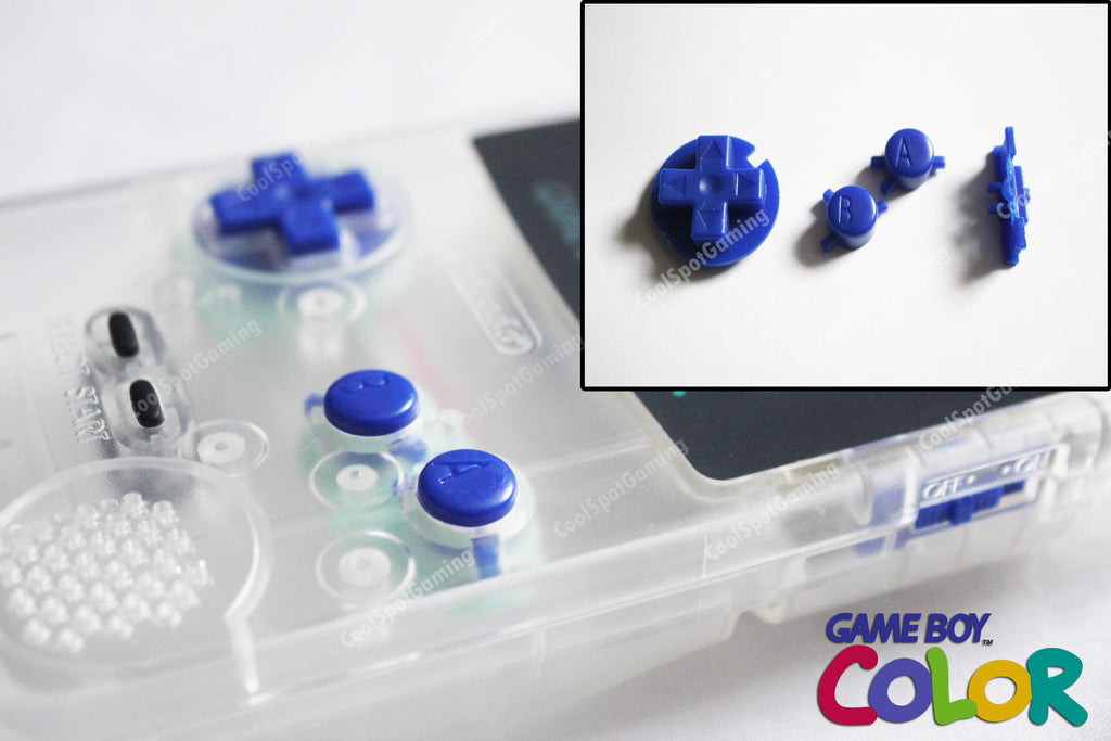 Game Boy Colour GBC Replacement Buttons - Royal Blue – Cool Spot Gaming