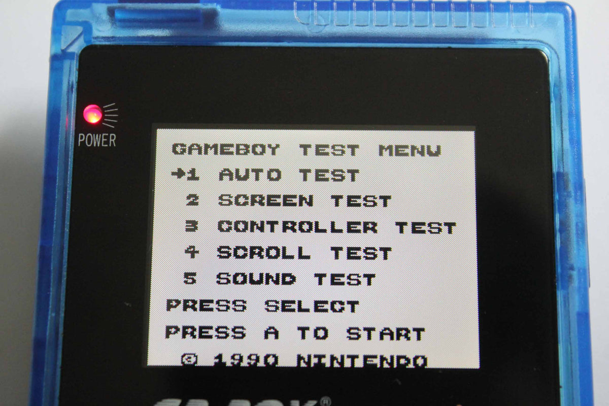 Game Boy Hardware Test Cartridge – Cool Spot Gaming