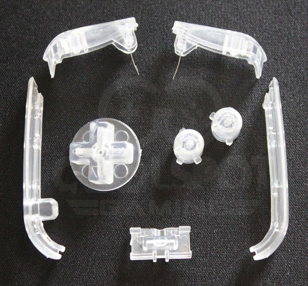 Game Boy Advance (GBA) Replacement Buttons - Clear Transparent – Cool ...