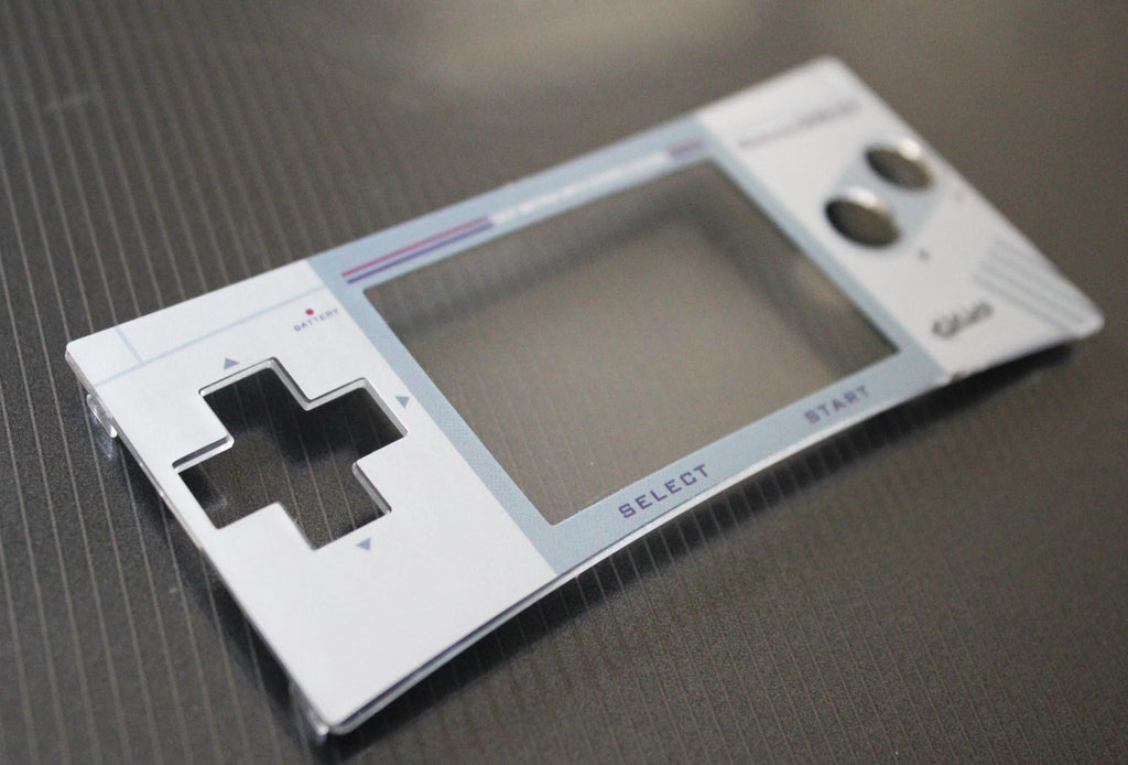 Game Boy Micro Clear Transparent Plastic Faceplate – Cool Spot Gaming