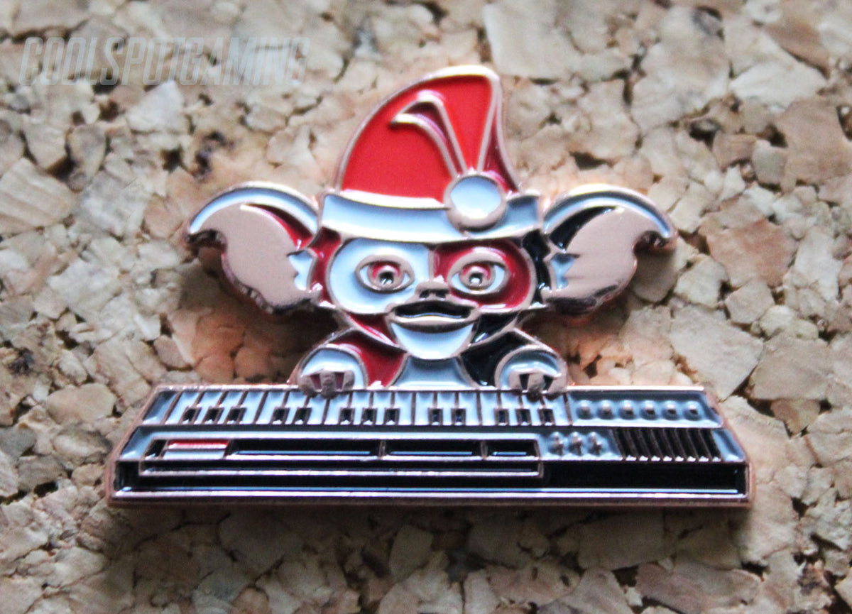Gremlins Christmas Gizmo on Keyboard - Retro Pin – Cool Spot Gaming