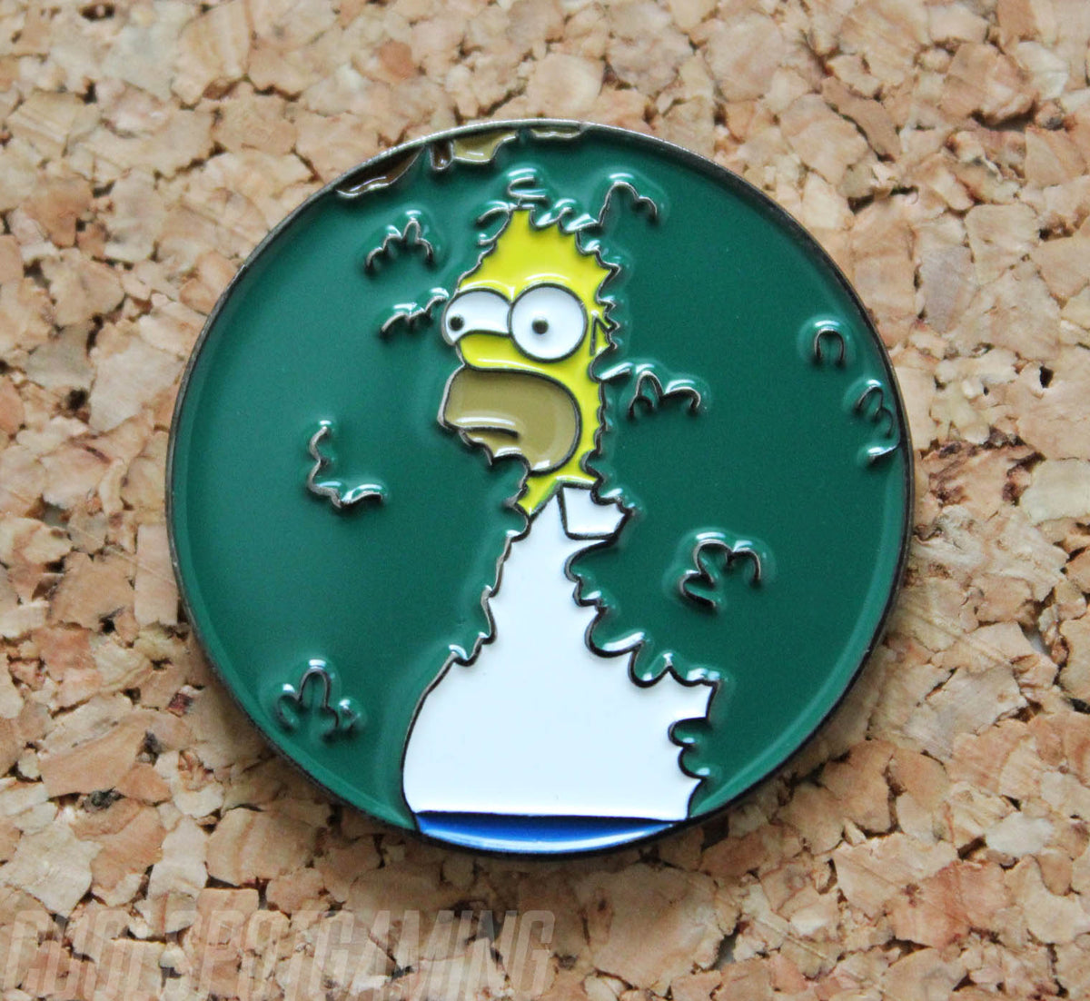 Homer Backs Into Things Meme Pin Badge – Cool Spot Gaming