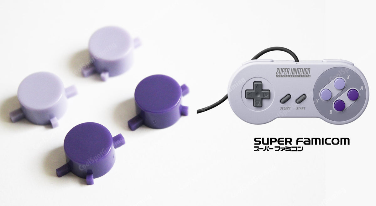 Super Famicom Control Pad Replacement Buttons – Cool Spot Gaming