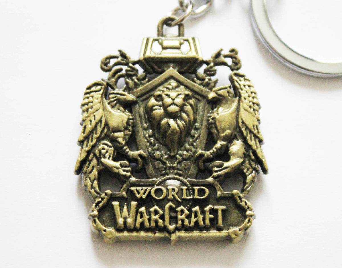 World of Warcraft Alliance Crest Keychain – Cool Spot Gaming