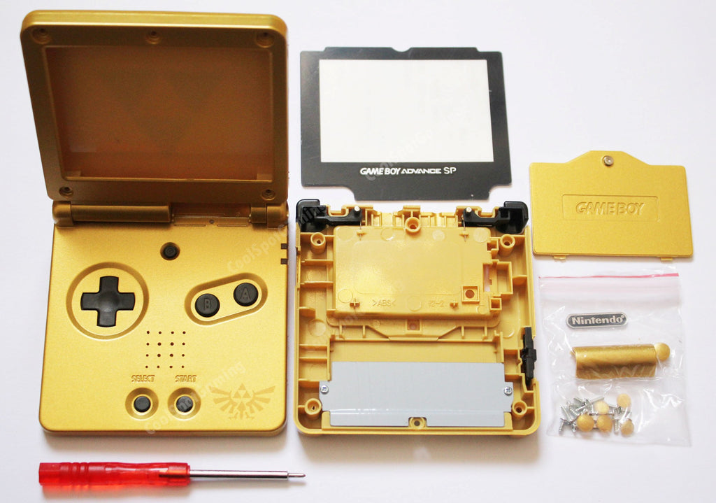 Game Boy Advance SP (GBA SP) Replacement Housing Shell Kit - The Legen ...