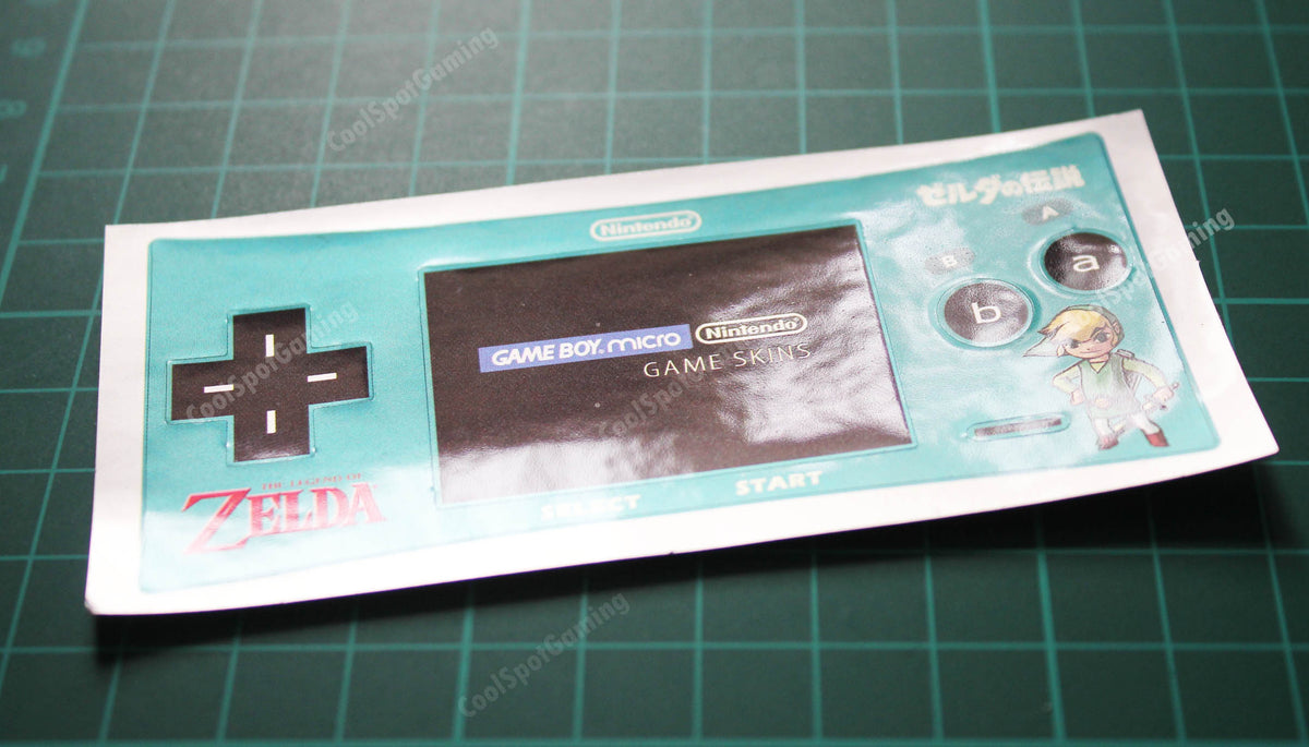 Custom Game Boy Micro Faceplate Skin - The Legend of Zelda – Cool Spot ...