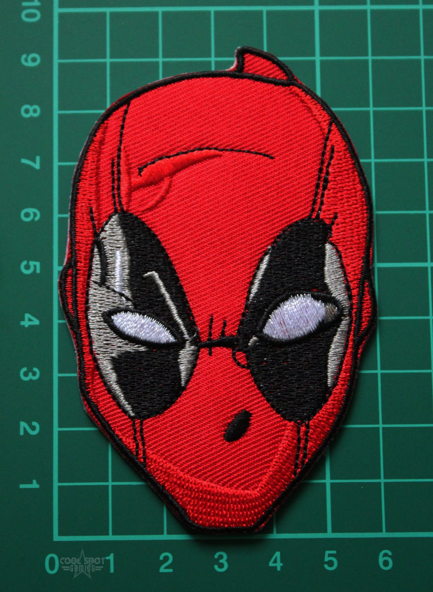 Deadpool Mask Embroidery Iron on/Sew on Patch (6cm x 9cm) – Cool Spot ...