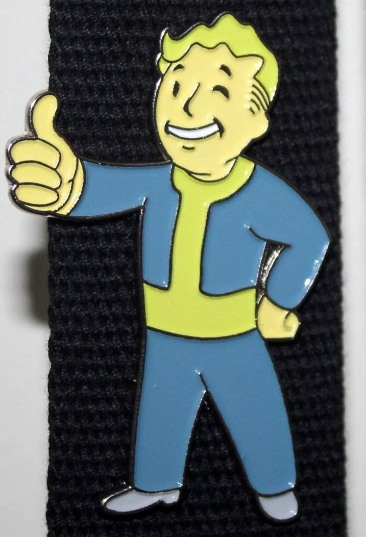 Fallout Vault Boy Pin Badge – Cool Spot Gaming