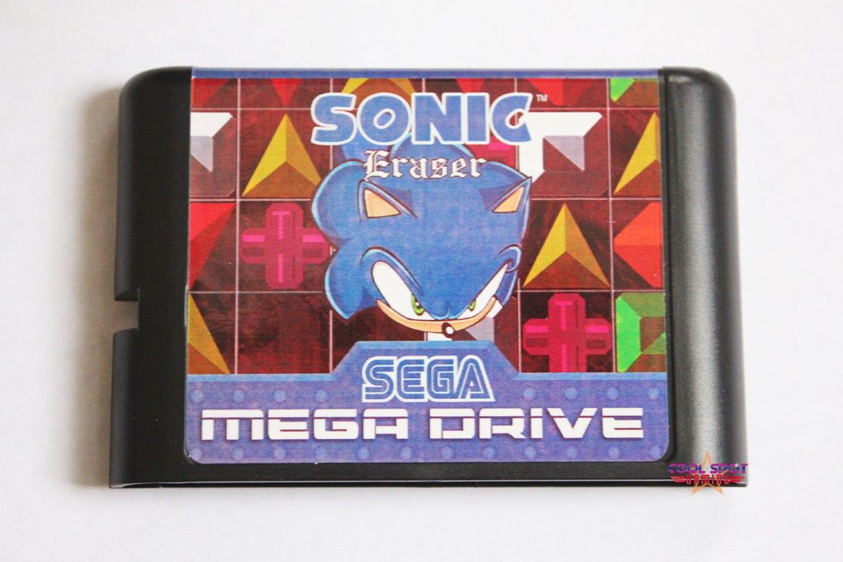 Sonic Eraser - Mega Drive/Genesis Game – Cool Spot Gaming